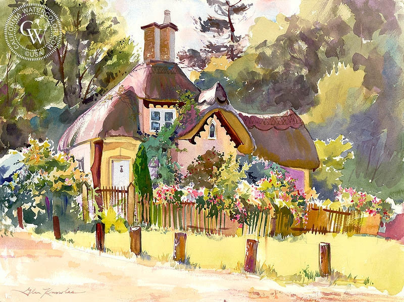 The Gatekeeper's House, art by Glen Knowles – California Watercolor