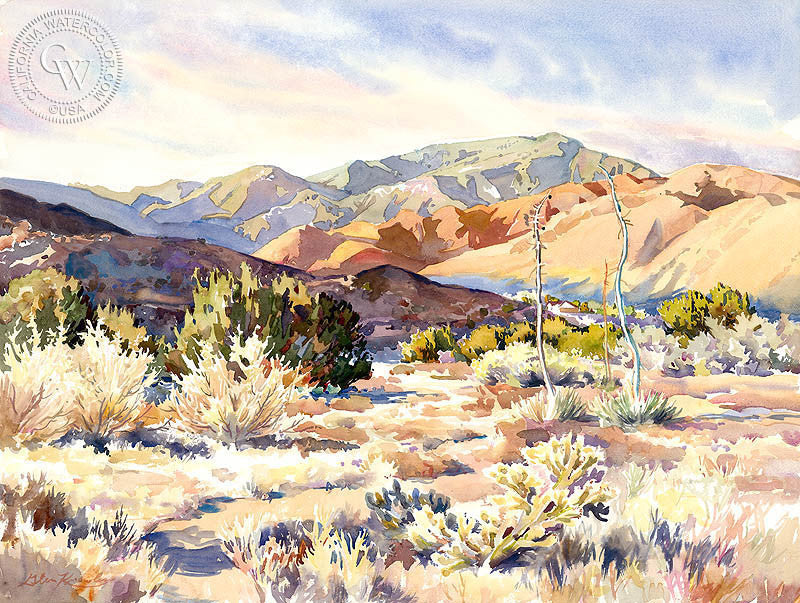 Winter Morning, art by Glen Knowles – California Watercolor