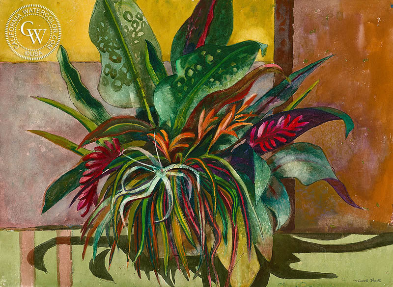 Still Life, c. 1960s, watercolor art by Millard Sheets – California ...